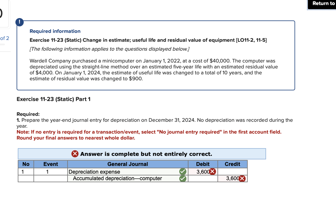 Solved Required informationExercise 11-23 (Static) ﻿Change | Chegg.com