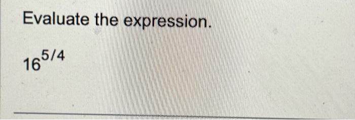 Solved Evaluate the expression. | Chegg.com