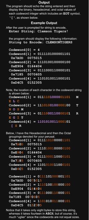 Solved Your program cannot use string functions to construct | Chegg.com