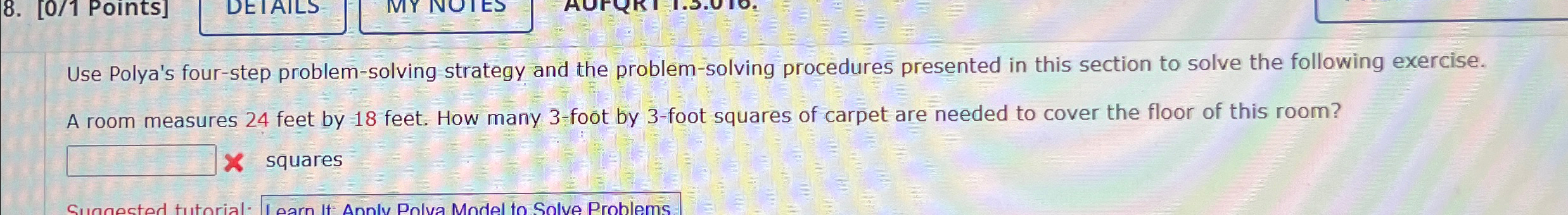 Solved [0/1 ﻿Points]Use Polya's four-step problem-solving | Chegg.com