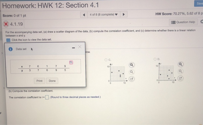 Solved Save Homework Hwk 12 Section 4 1 Score 0 Of 1 Pt 4