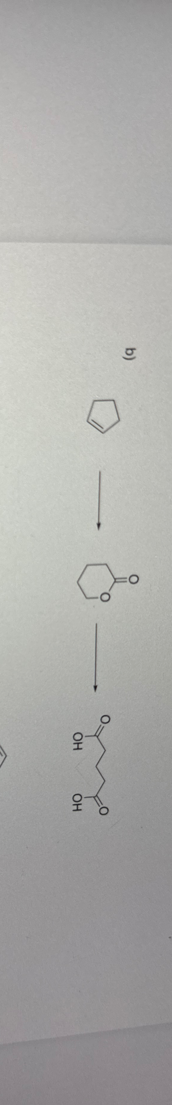 Solved b)Propose synthesis Draw each step | Chegg.com