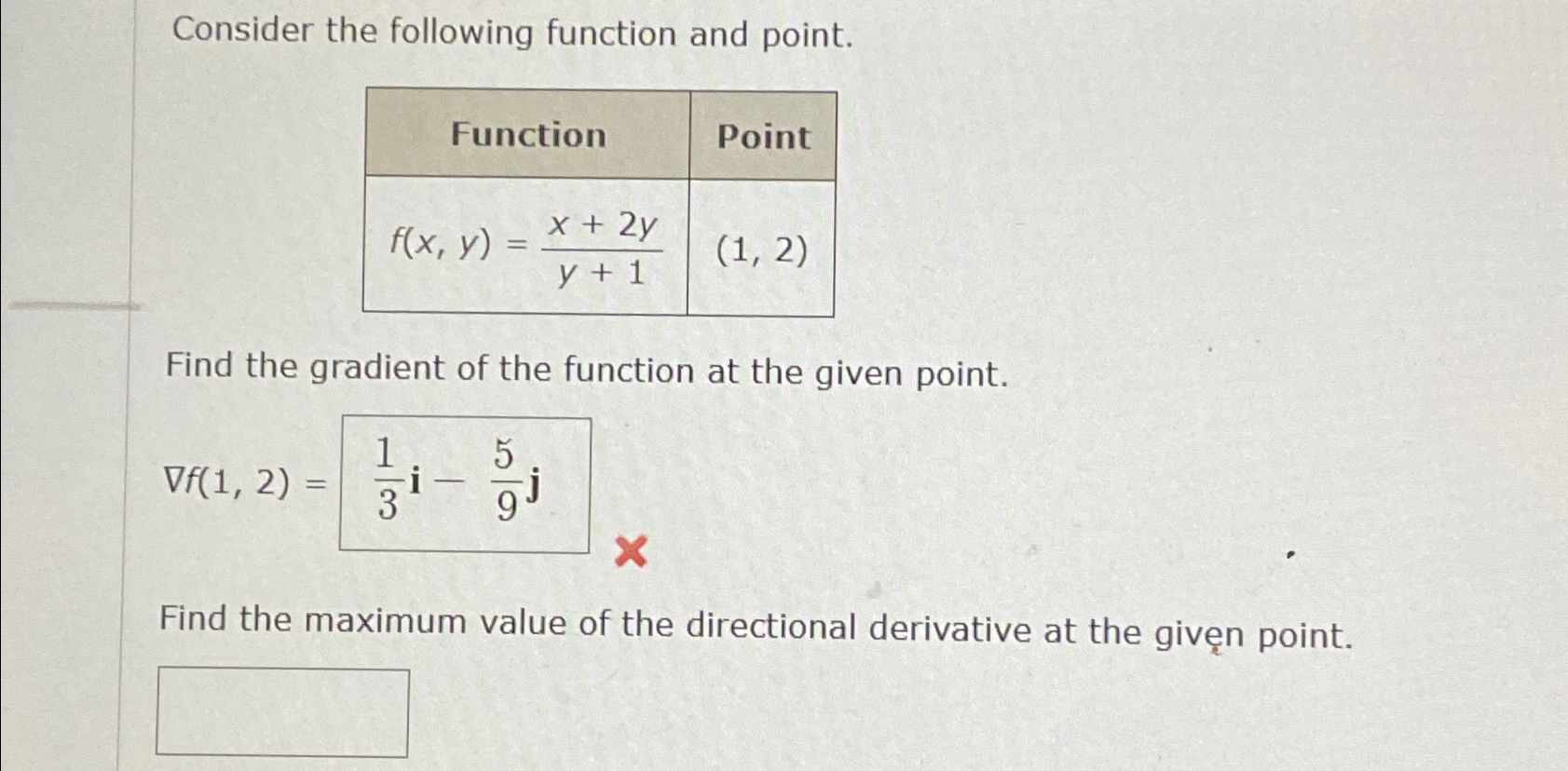 Solved Consider the following function and | Chegg.com