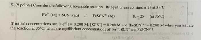 Solved ON 9. (9 points) Consider the following reversible | Chegg.com