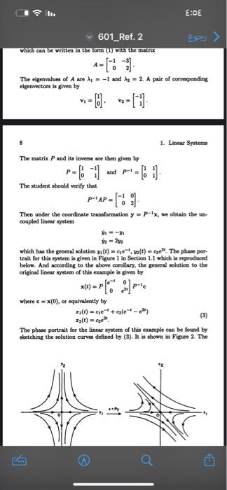 Solved 2. Find the eigenvalues and eigenvectors for the | Chegg.com