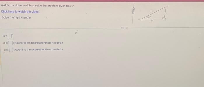 Solved Watch the video and then solve the problem given | Chegg.com