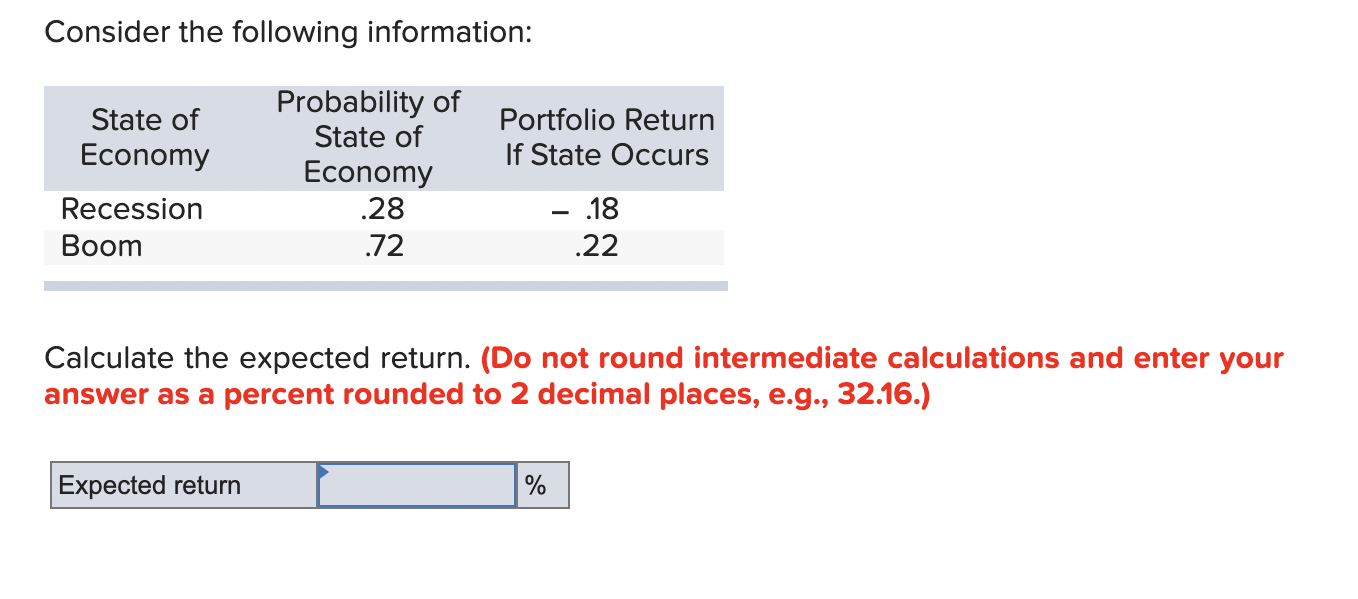 Consider the following information:Calculate the | Chegg.com
