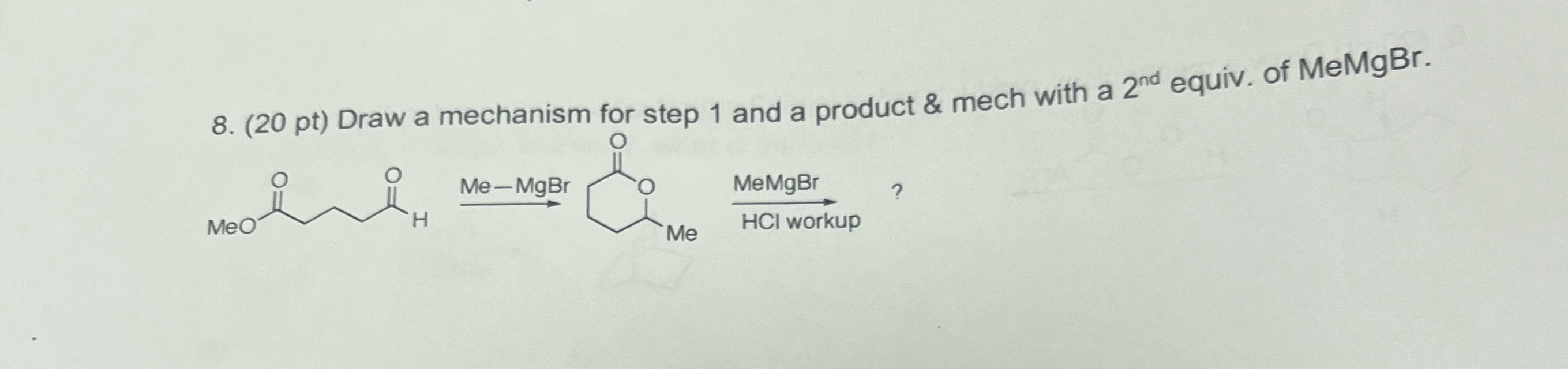Solved draw a mechanism for step 1 ﻿and a product & mech | Chegg.com