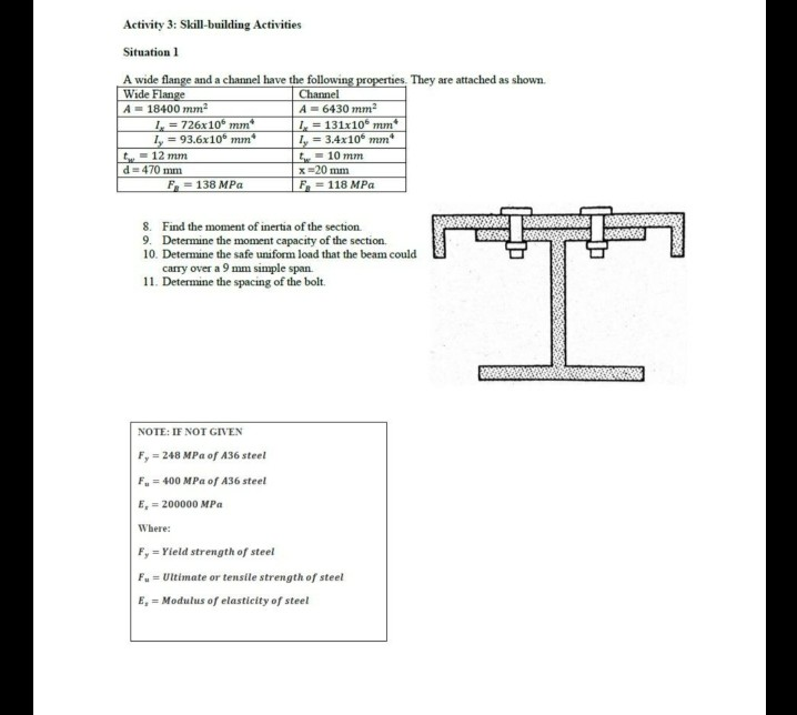 Solved Activity 3: Skill-building Activities Situation 1 A | Chegg.com
