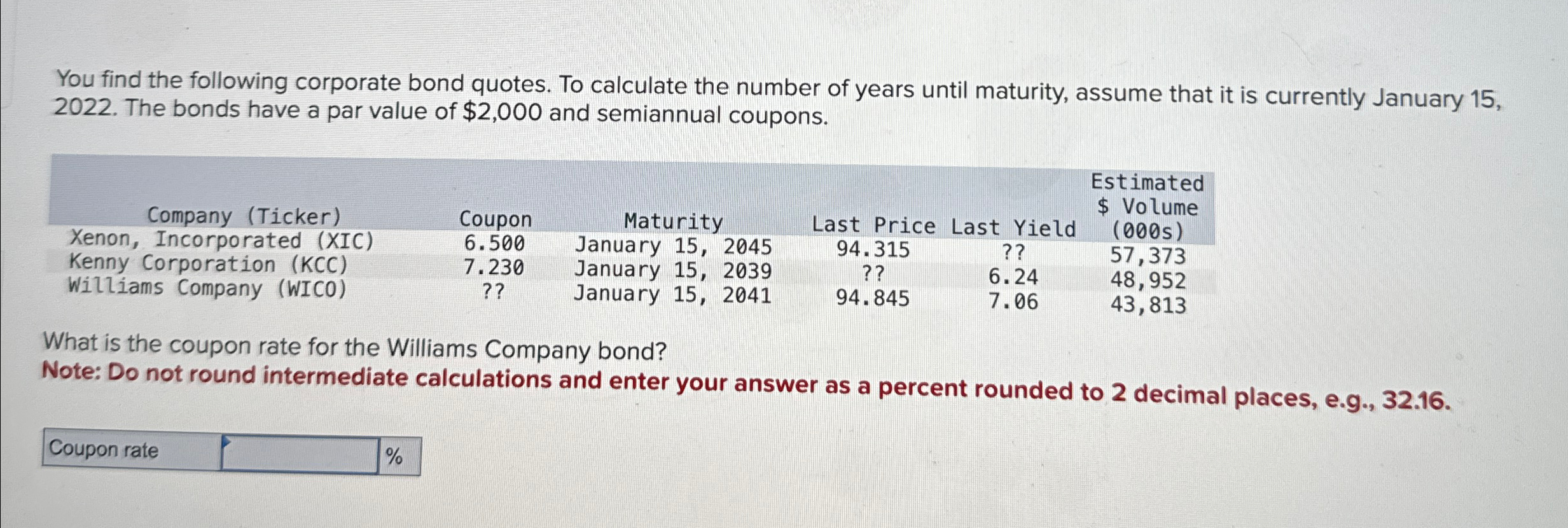 Solved You find the following corporate bond quotes. To | Chegg.com