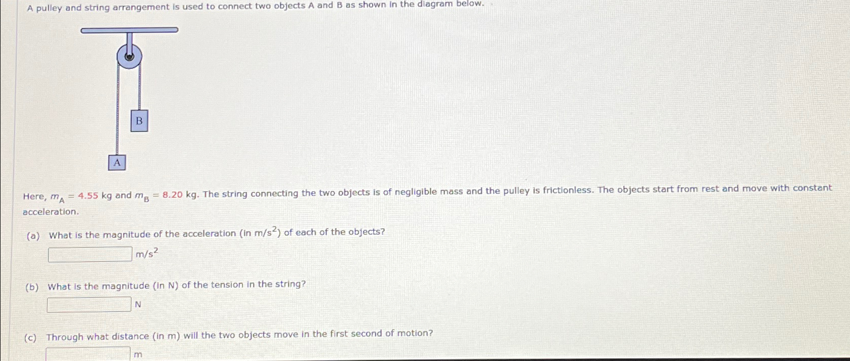 Solved Please answer ASAP! thank youA pulley and string | Chegg.com