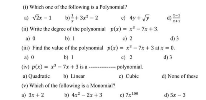 Solved 9. A Mathematics teacher explains the concept of | Chegg.com