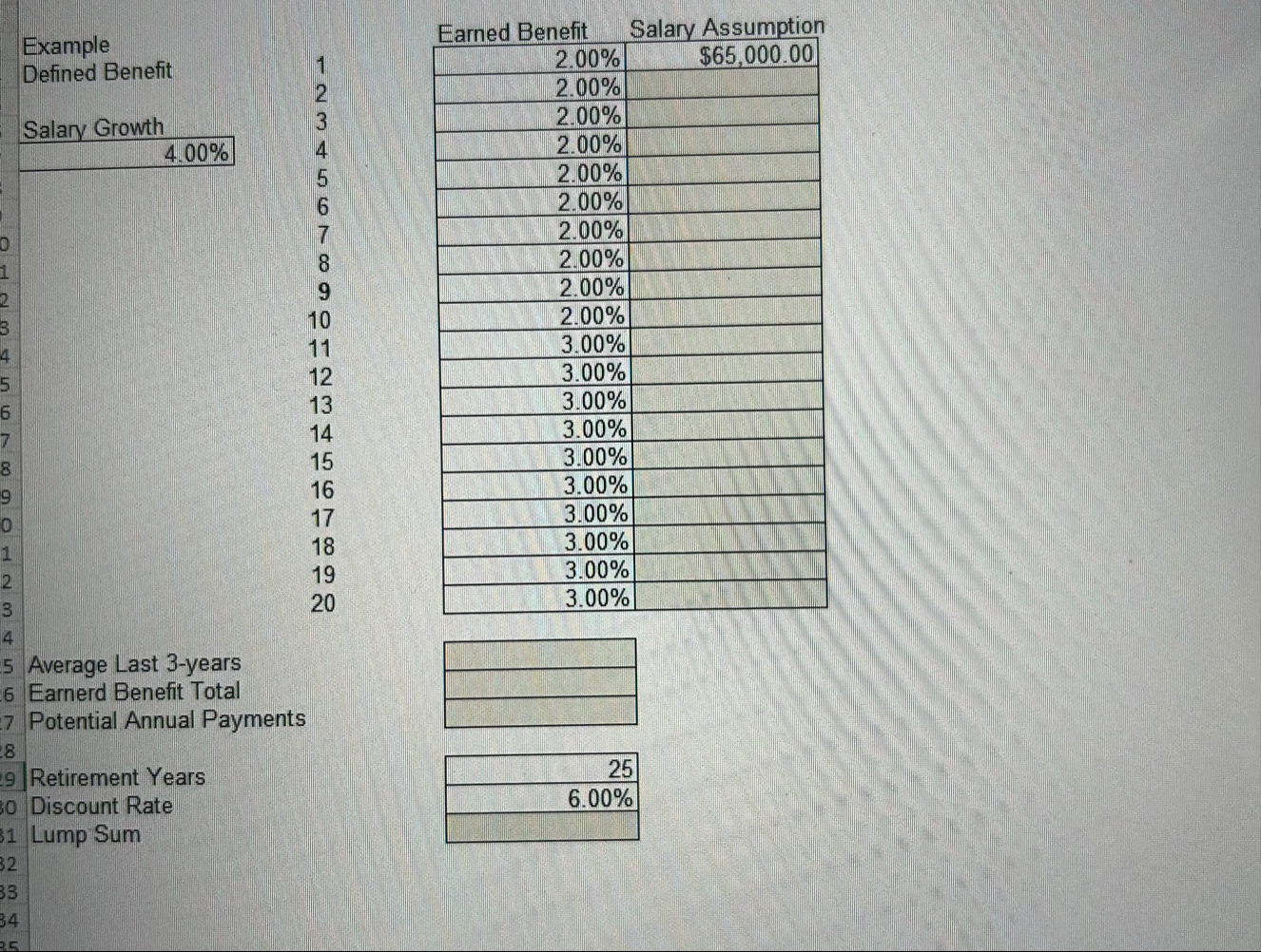 Solved \table[[\table[[Example],[Defined Benefit],[Salary | Chegg.com