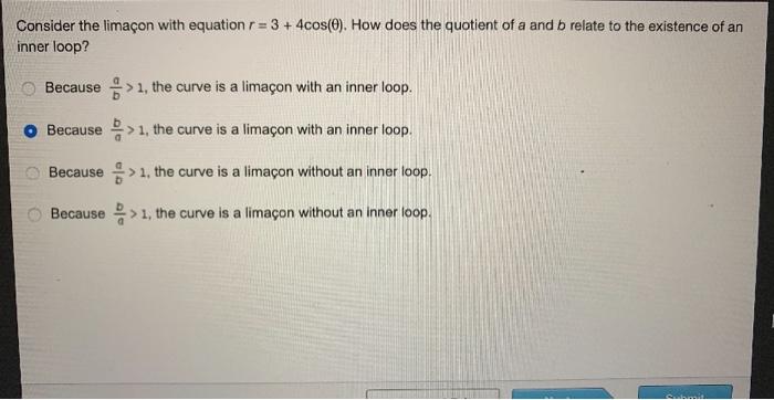 Solved Consider the limaçon with equation r=3+ 4cos(@). How | Chegg.com