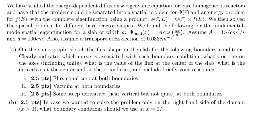 Solved We ﻿have studied the energy-dependent diffusion | Chegg.com