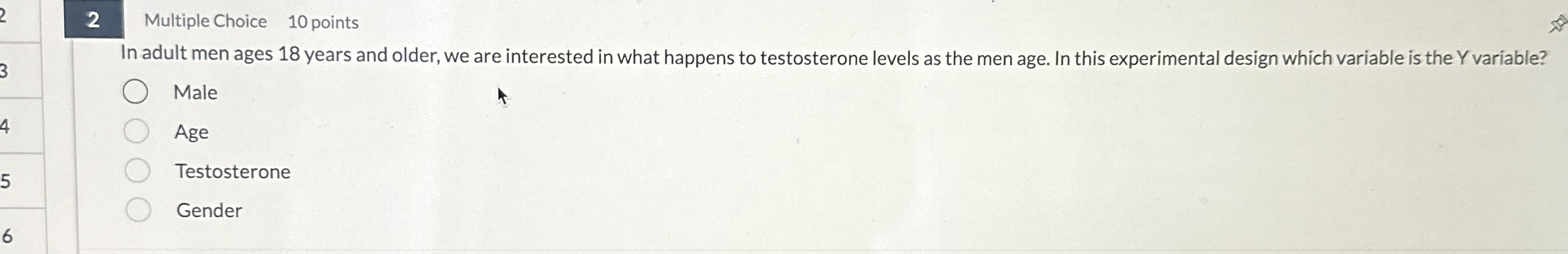 Solved 2Multiple Choice10 ﻿pointsIn adult men ages 18 ﻿years | Chegg.com