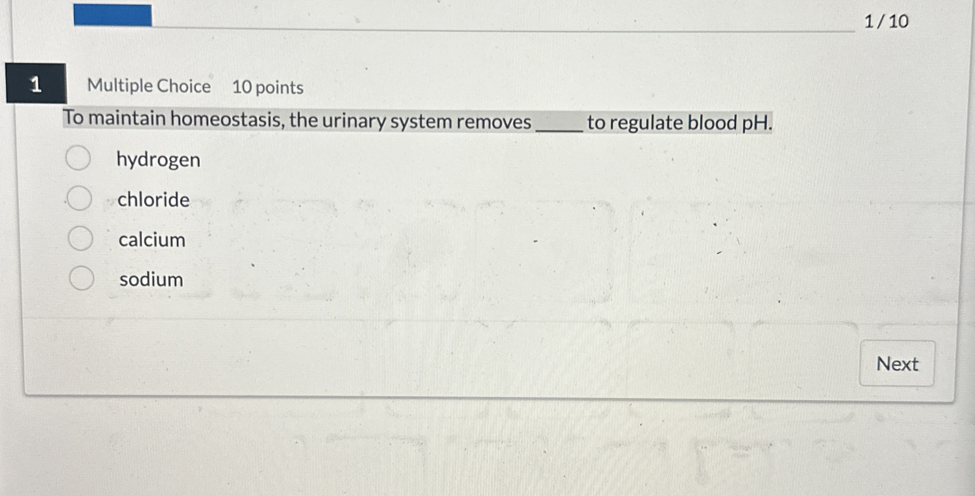 Solved 1Multiple Choice10 points110To maintain homeostasis, | Chegg.com Solved 1Multiple Choice10 points110To maintain homeostasis, | Chegg.com