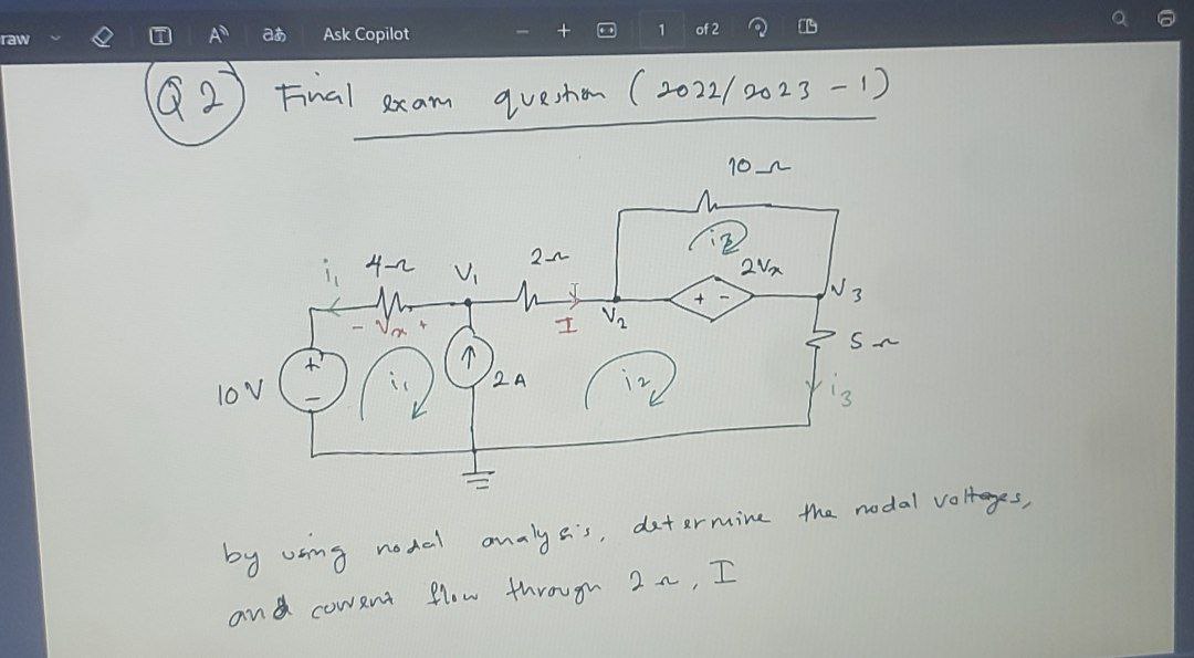 Solved By using nodal analysis, determine the nodal | Chegg.com Solved By using nodal analysis, determine the nodal | Chegg.com