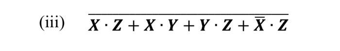 Solved Simplify The Following Expressions Using The Basic 5715