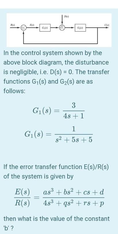 Solved The open-loop transfer function is given as follows: | Chegg.com