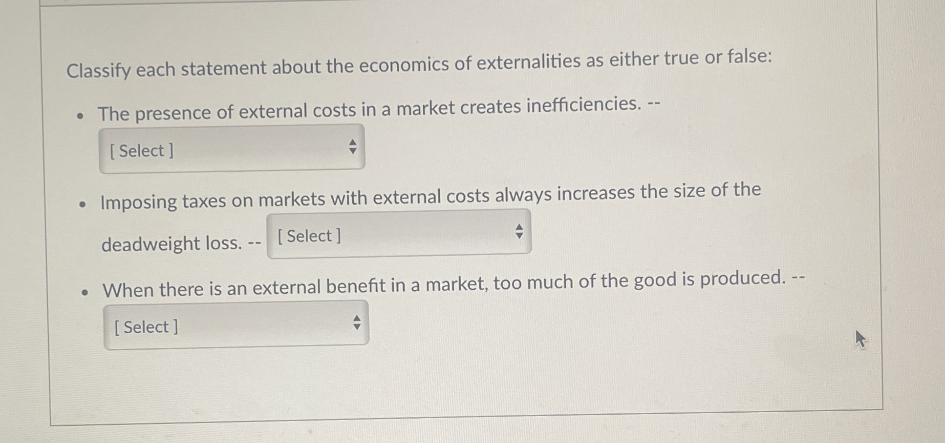Solved Classify each statement about the economics of | Chegg.com