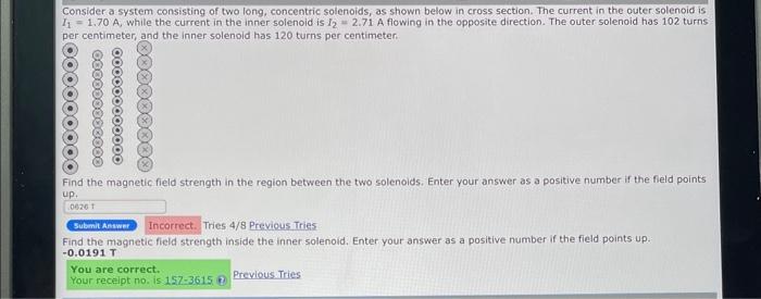 Solved Consider a system consisting of two long, concentric | Chegg.com