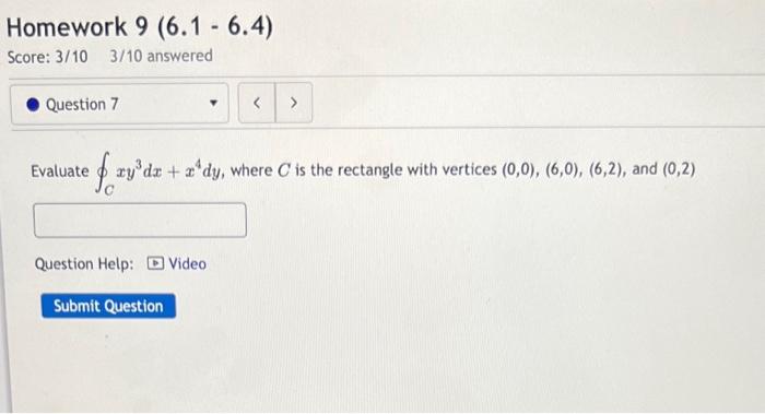Solved Homework 9(6.1−6.4) Score: 3/10 3/10 answered | Chegg.com