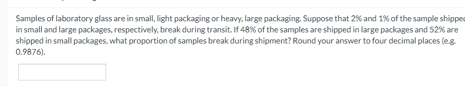 Solved Samples of laboratory glass are in small, light | Chegg.com