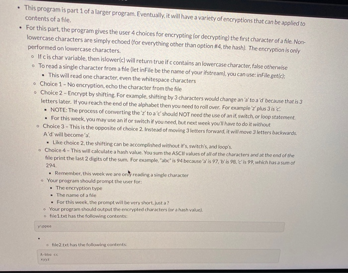 Solved This Program Is Part 1 Of A Larger Program Chegg solved-this-program-is-part-1-of-a-larger-program-chegg