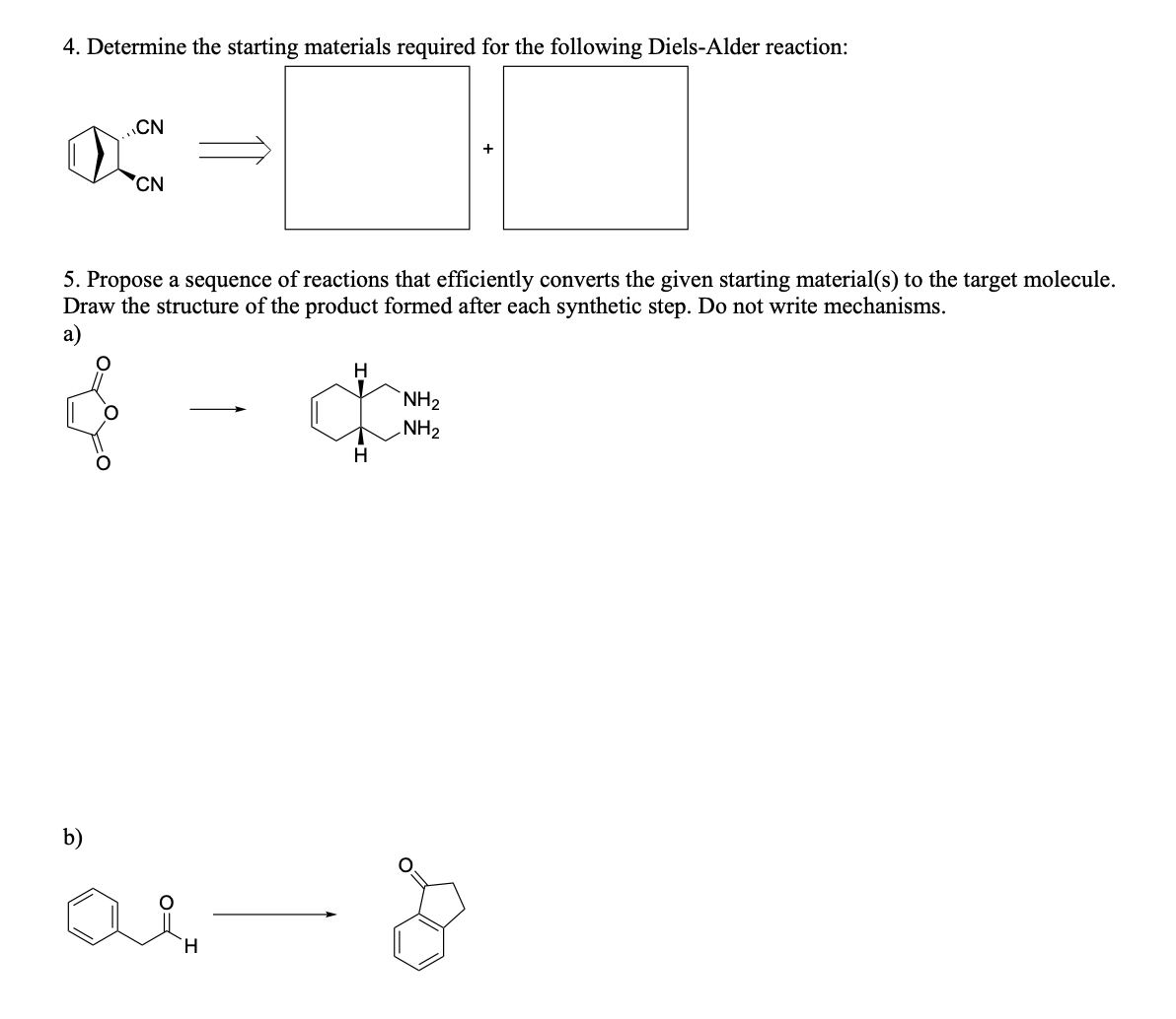 Solved Propose a sequence of reactions that efficiently | Chegg.com