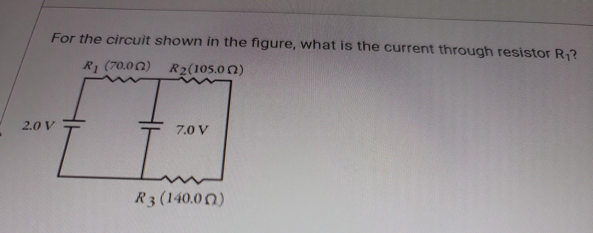 Solved For the circuit shown in the figure, what is the | Chegg.com
