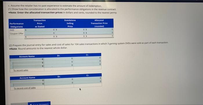 Solved Identifying and Recording Customer Option for | Chegg.com