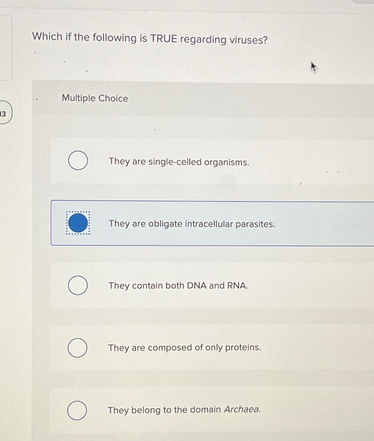 Solved Which if the following is TRUE regarding | Chegg.com