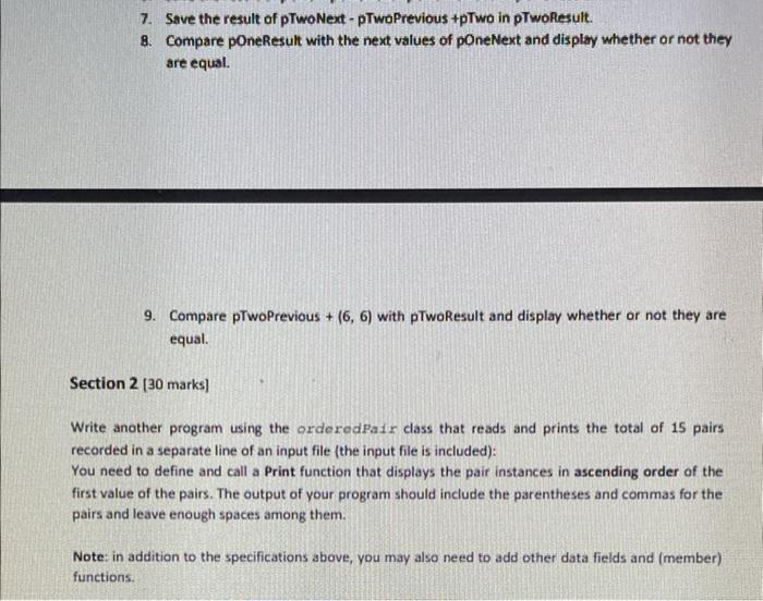 Solved Write a CH program that defines an abstract data type | Chegg.com