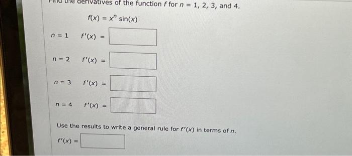 Solved Complete the table to find the derivative of the | Chegg.com