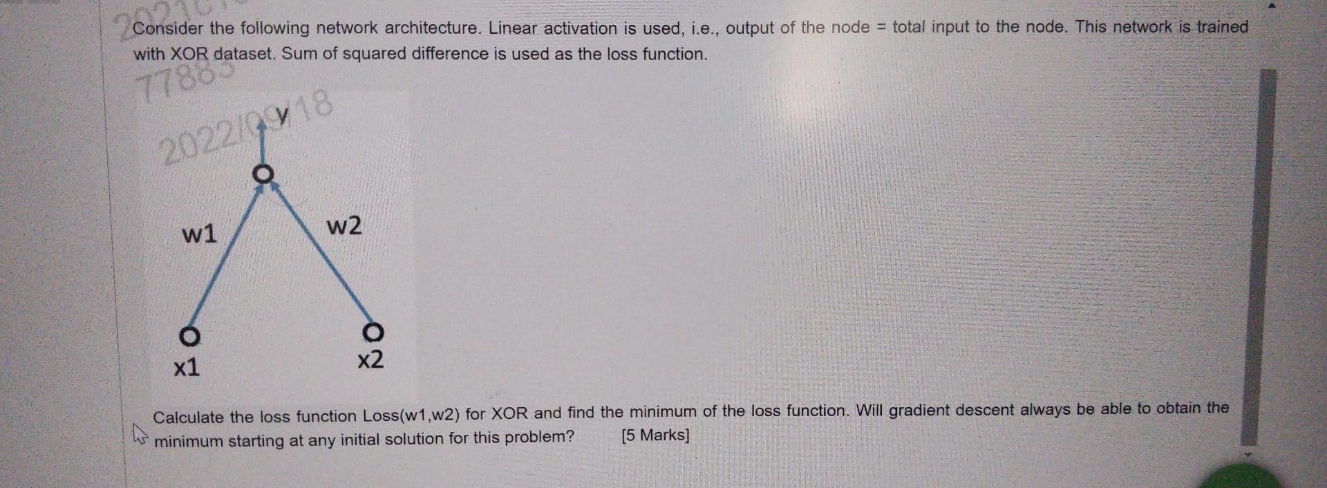 Solved will gradient descent always be able to obtain the | Chegg.com