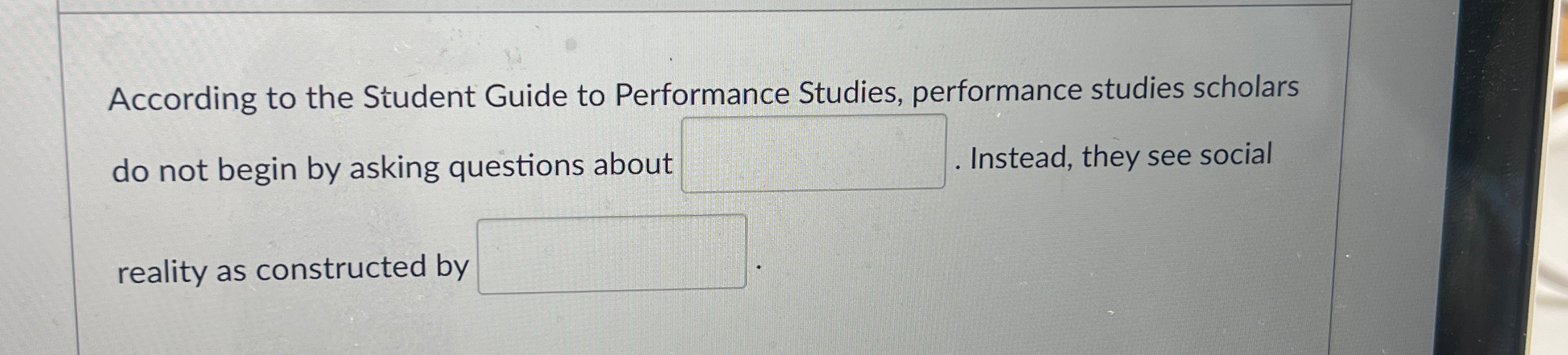 Solved According to the Student Guide to Performance | Chegg.com