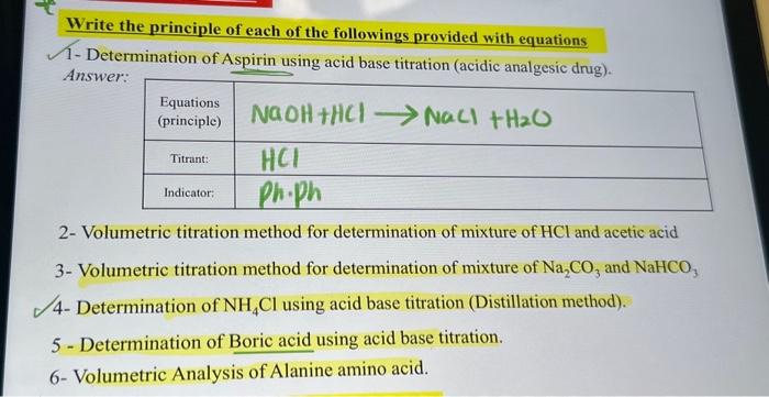 Solved Write the principle of each of the followings | Chegg.com