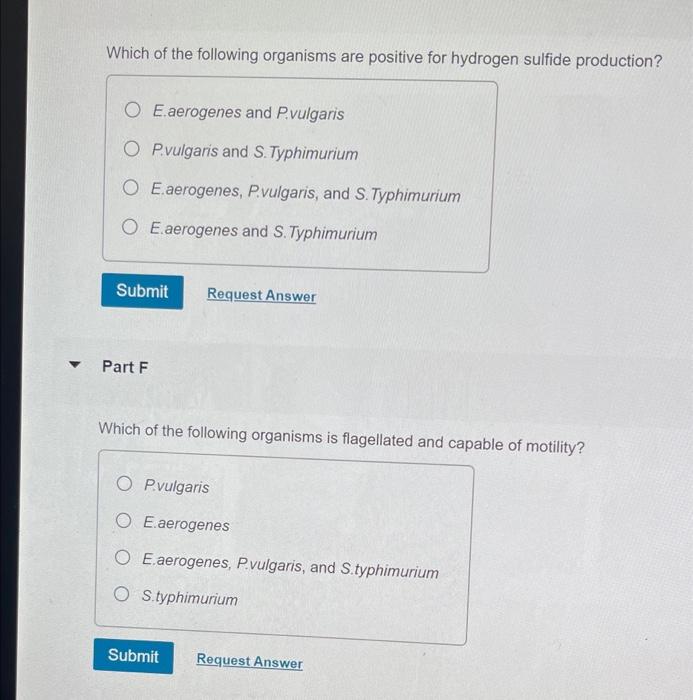 Solved The ability of SIM agar to test for hydrogen sulfide | Chegg.com