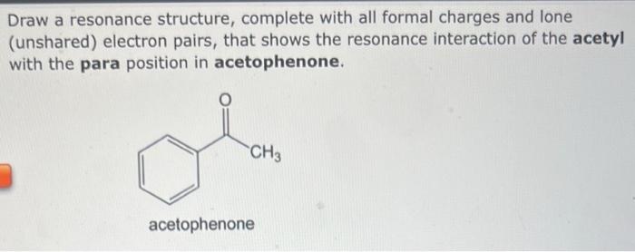 Solved Draw a resonance structure, complete with all formal | Chegg.com