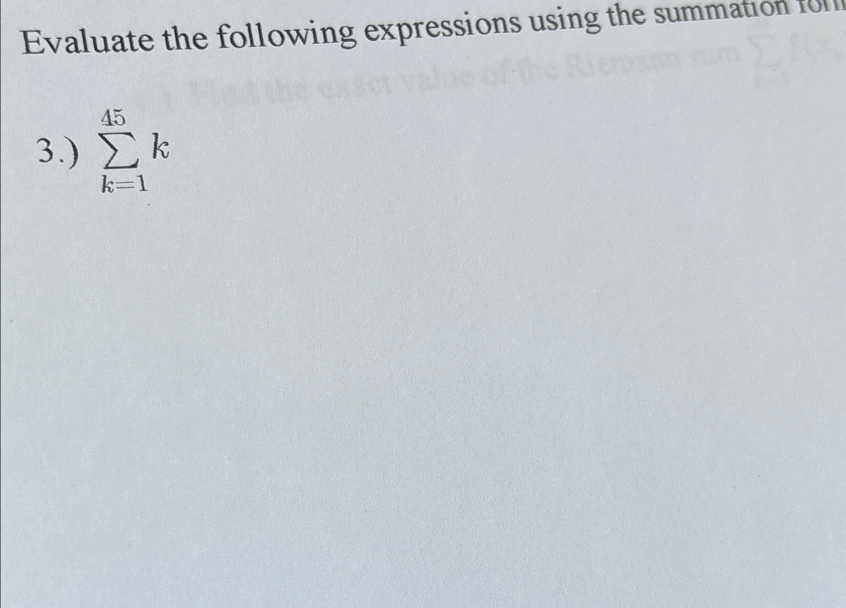 Solved Evaluate the following expressions using the | Chegg.com
