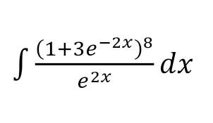Solved ∫e2x(1+3e−2x)8dx | Chegg.com