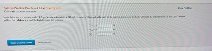 Solved Close Proble Tutored Practice Problem 4 5 1 Cm