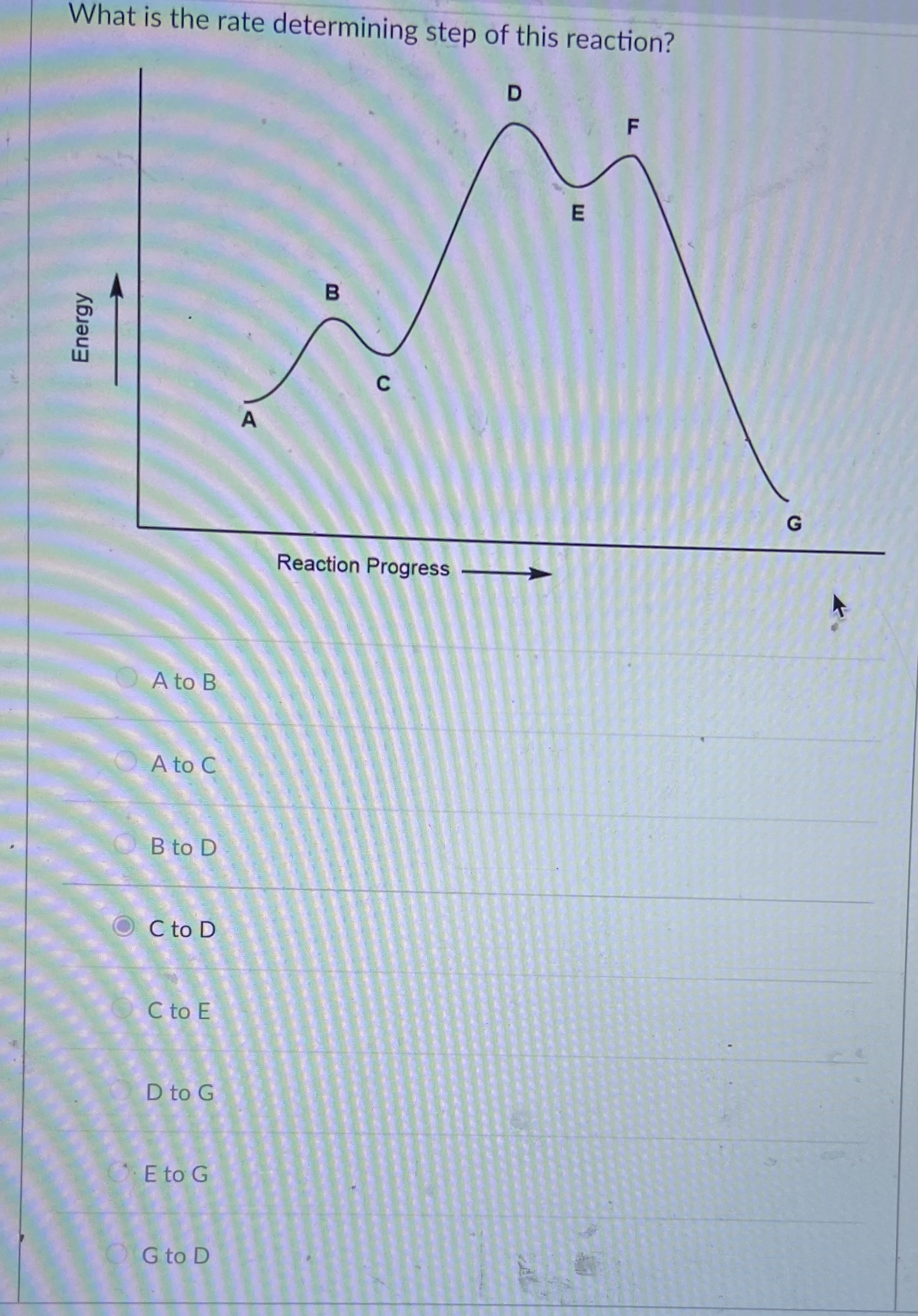Solved What is the rate determining step of this | Chegg.com