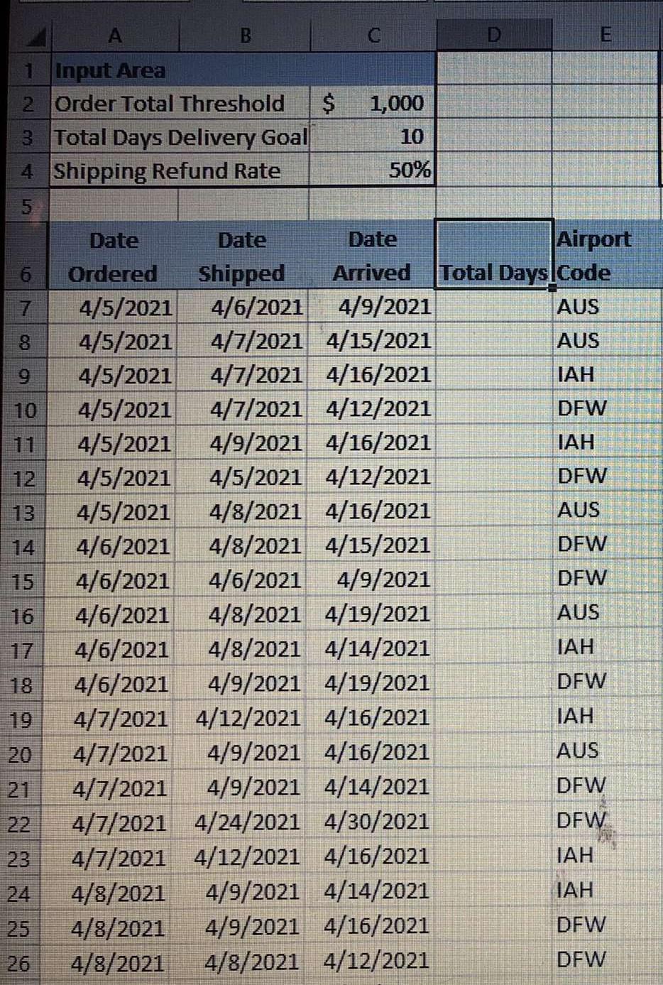 Solved Step Instructions Start Excel. Download and open the | Chegg.com