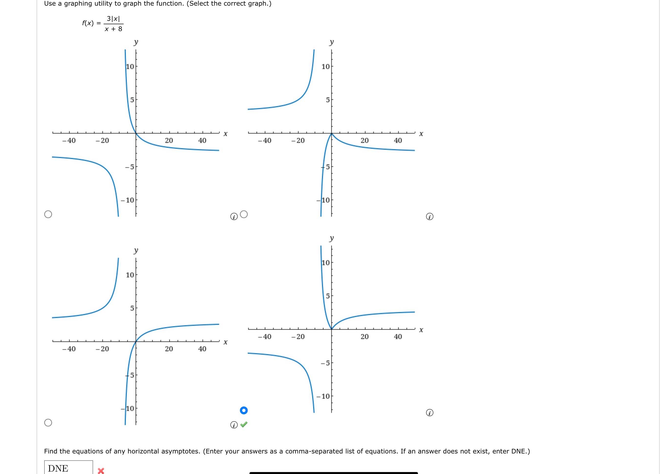 Solved Use a graphing utility to graph the function. (Select | Chegg.com