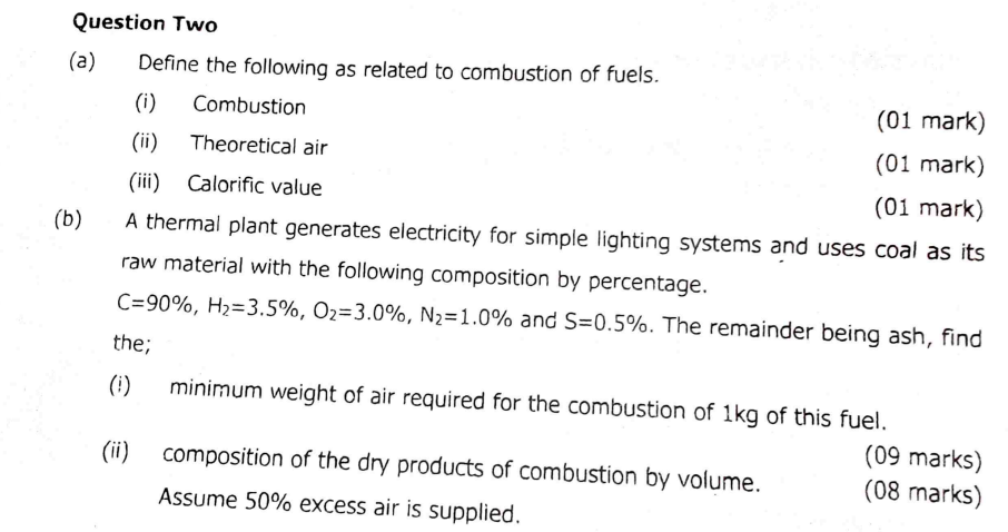 Solved Question Two(a) Define the following as related to | Chegg.com Solved Question Two(a) Define the following as related to | Chegg.com