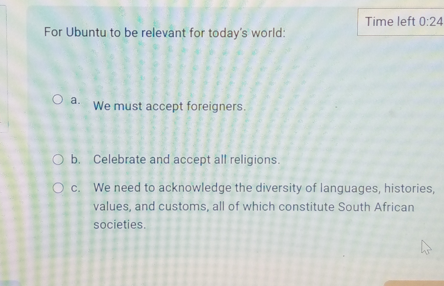 For Ubuntu to be relevant for today's world:Time left | Chegg.com