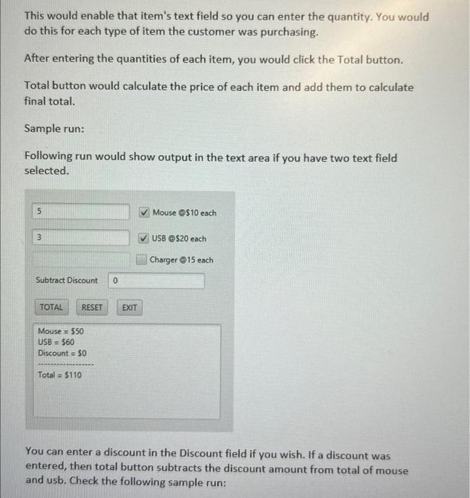 Solved Use Javafx And Event Handling Concept To Code The 