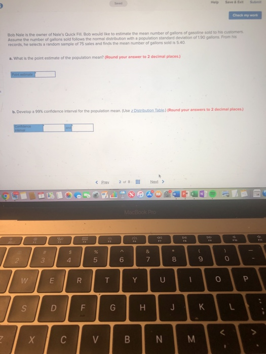 Solved Submi Help Save &Exit Saved Check my work Bob Nale is | Chegg.com